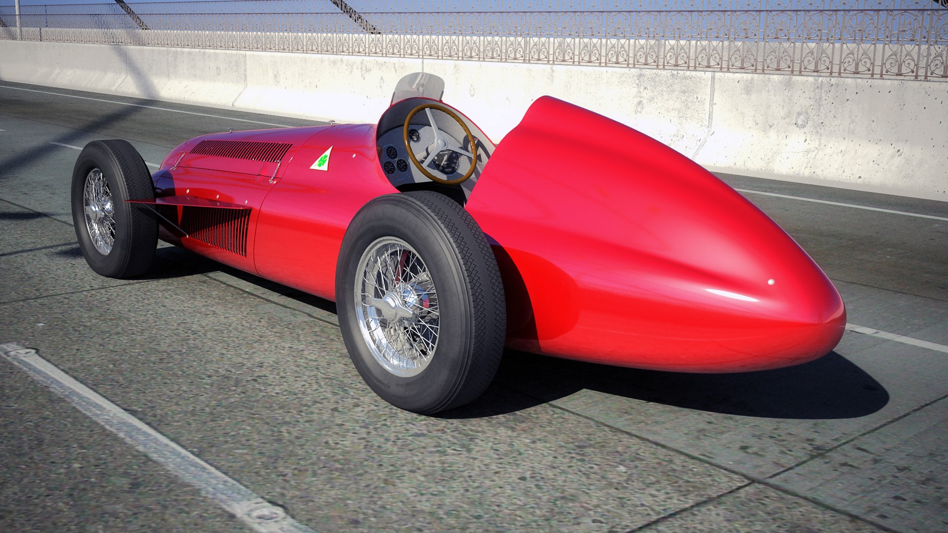 alfa romeo 158 159 3d obj