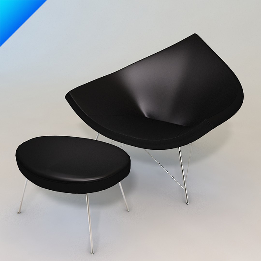 3d model nelson coconut chair design