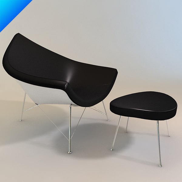 3d model nelson coconut chair design