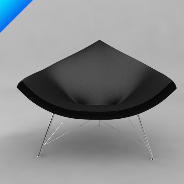 3d model nelson coconut chair design