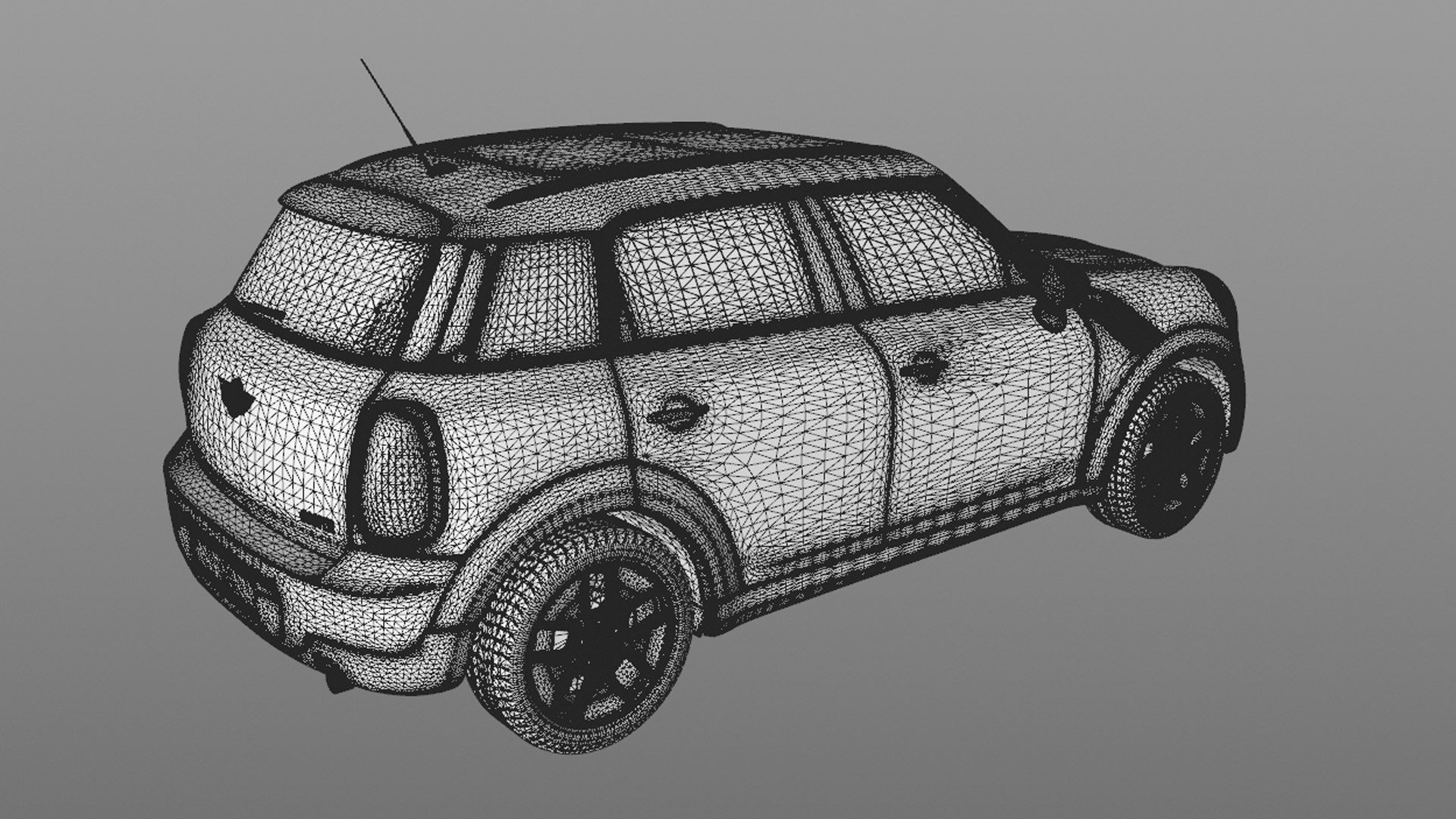 3D Mini Countryman Model - TurboSquid 2364921