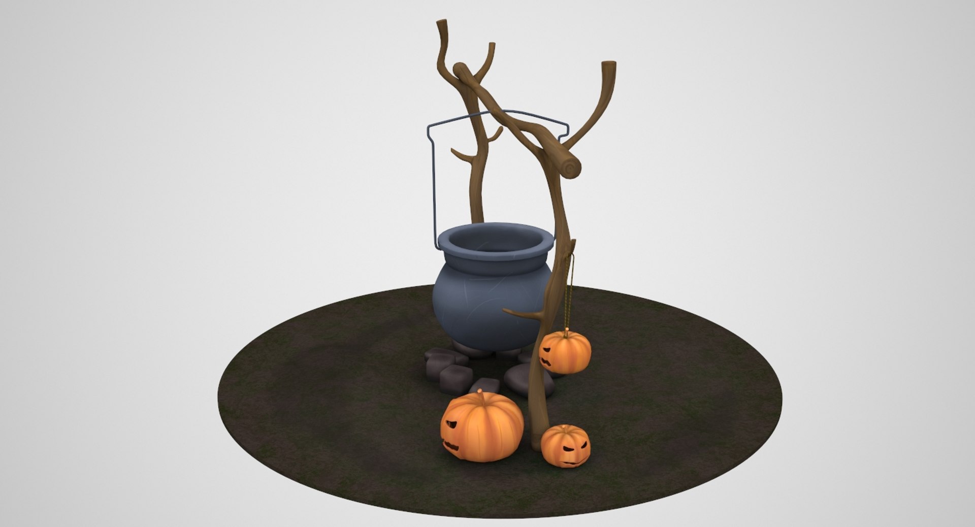 Halloween Decoration 3D Model - TurboSquid 1332978