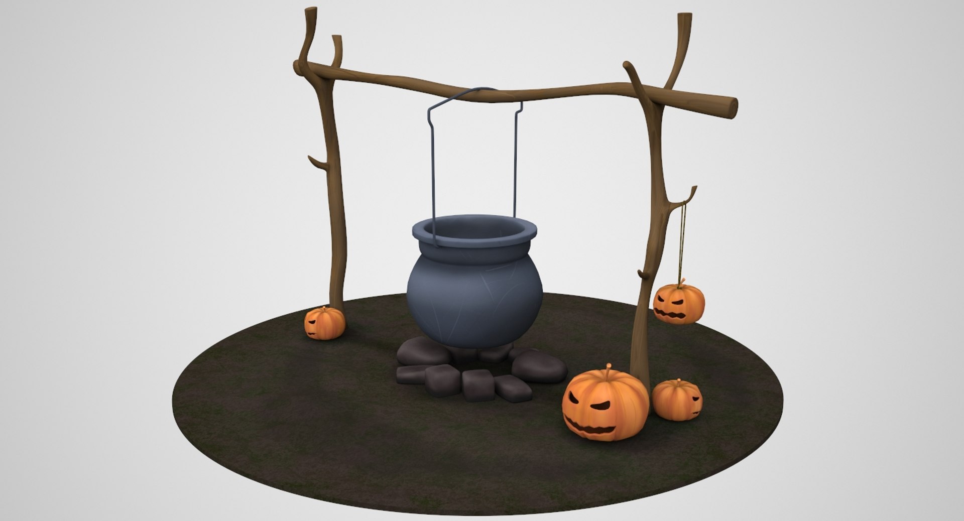 Halloween Decoration 3D Model - TurboSquid 1332978