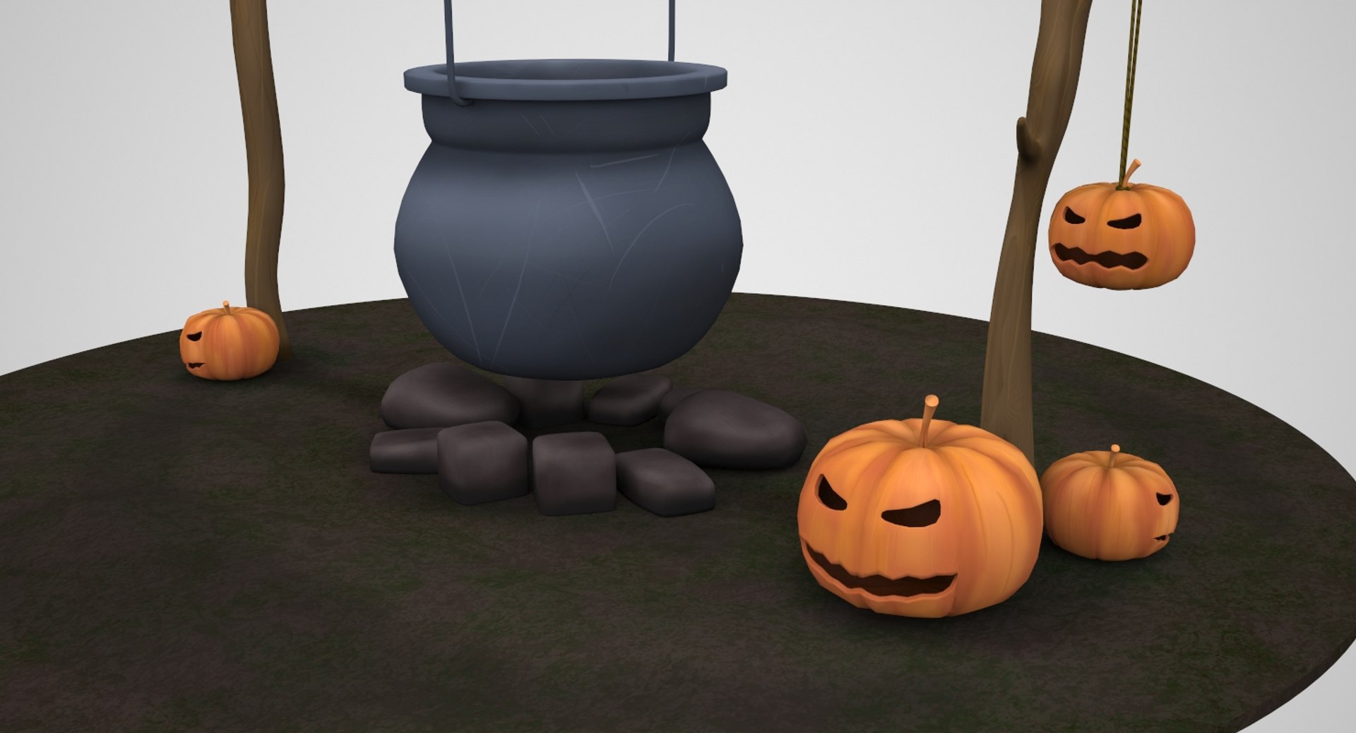 Halloween Decoration 3D Model - TurboSquid 1332978