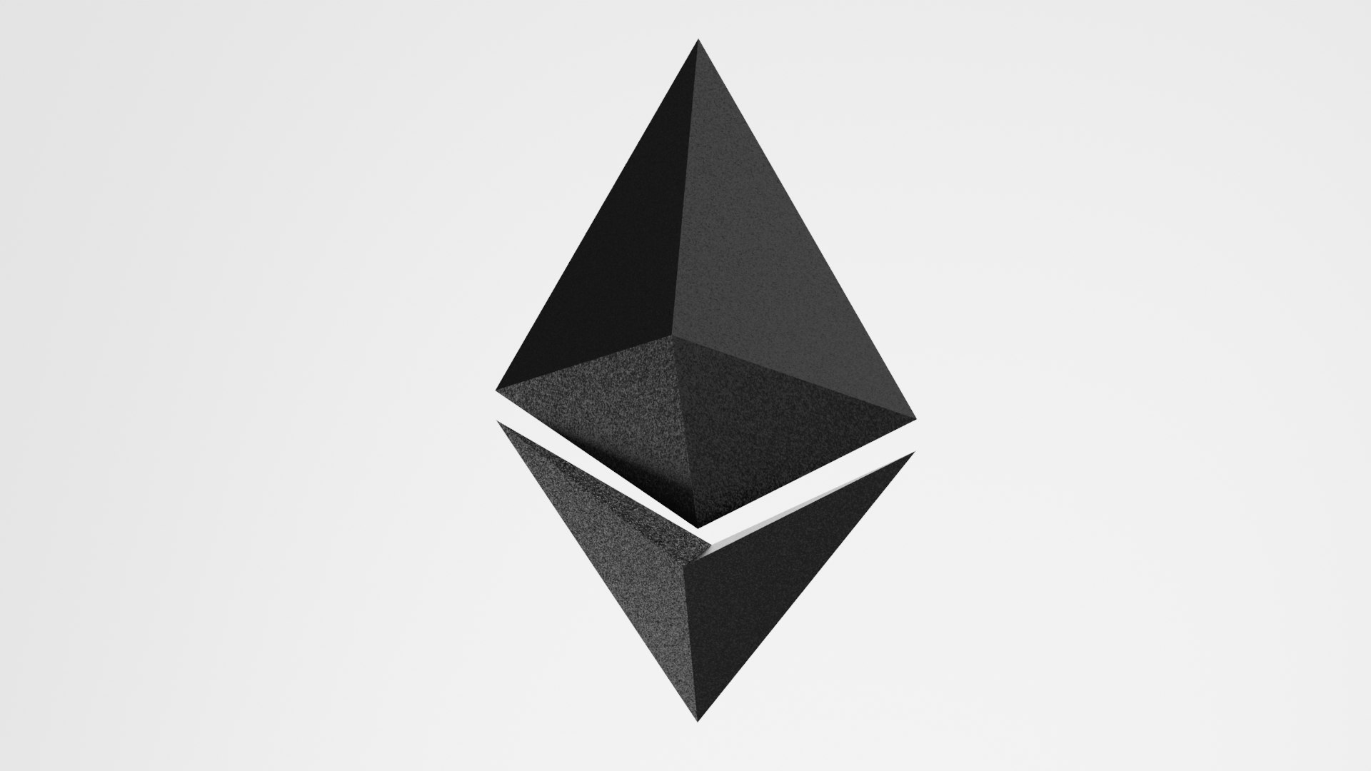 Ethereum Low-poly Dark 3D Model - TurboSquid 1853429