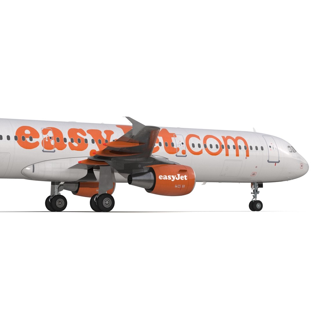 max airbus a321 easyjet rigged