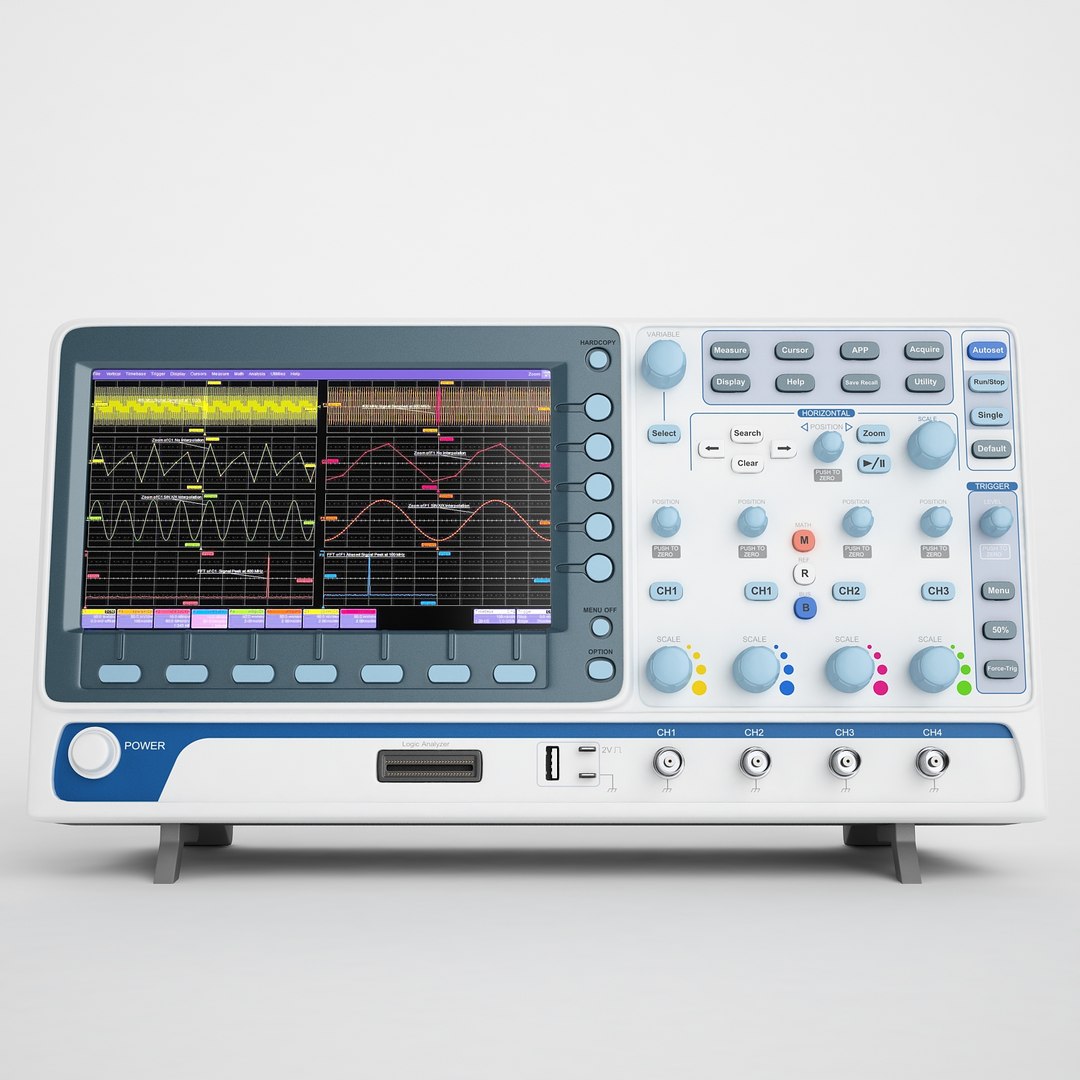 Digital Oscilloscope Mso-2072e 3D Model - TurboSquid 1424015