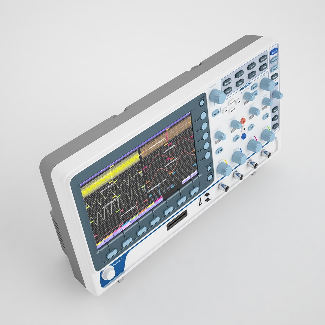 Digital Oscilloscope Mso-2072e 3D Model - TurboSquid 1424015