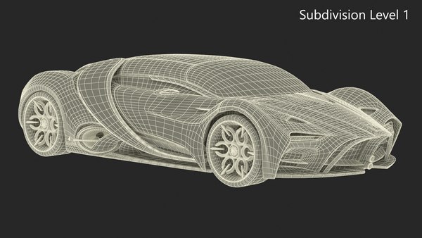 modelo 3d Superdeportivo Hyperion XP-1 - TurboSquid 2161286
