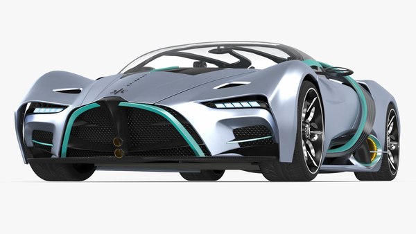 modelo 3d Superdeportivo Hyperion XP-1 - TurboSquid 2161286