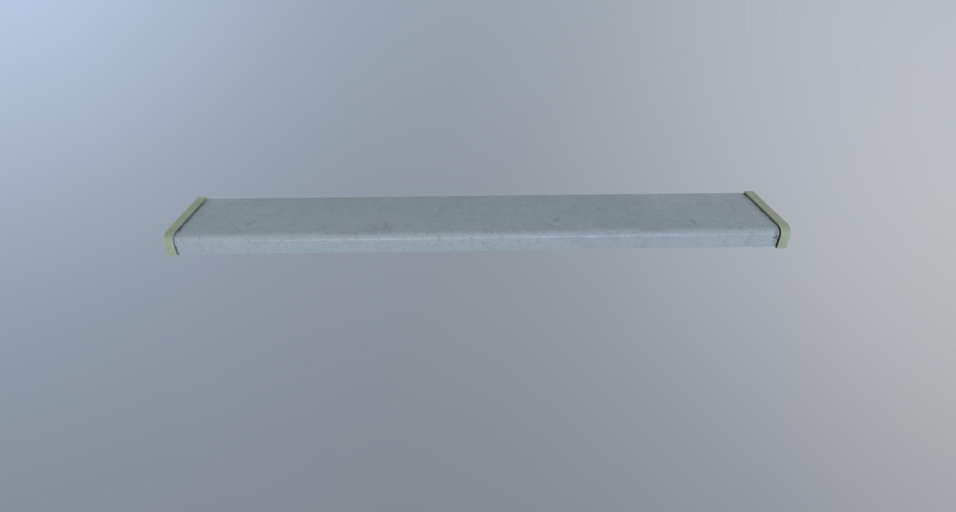 3D plastic sill model - TurboSquid 1248296