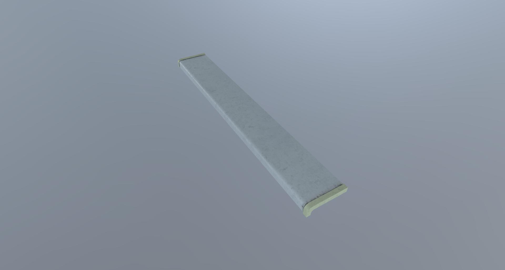 3D plastic sill model - TurboSquid 1248296