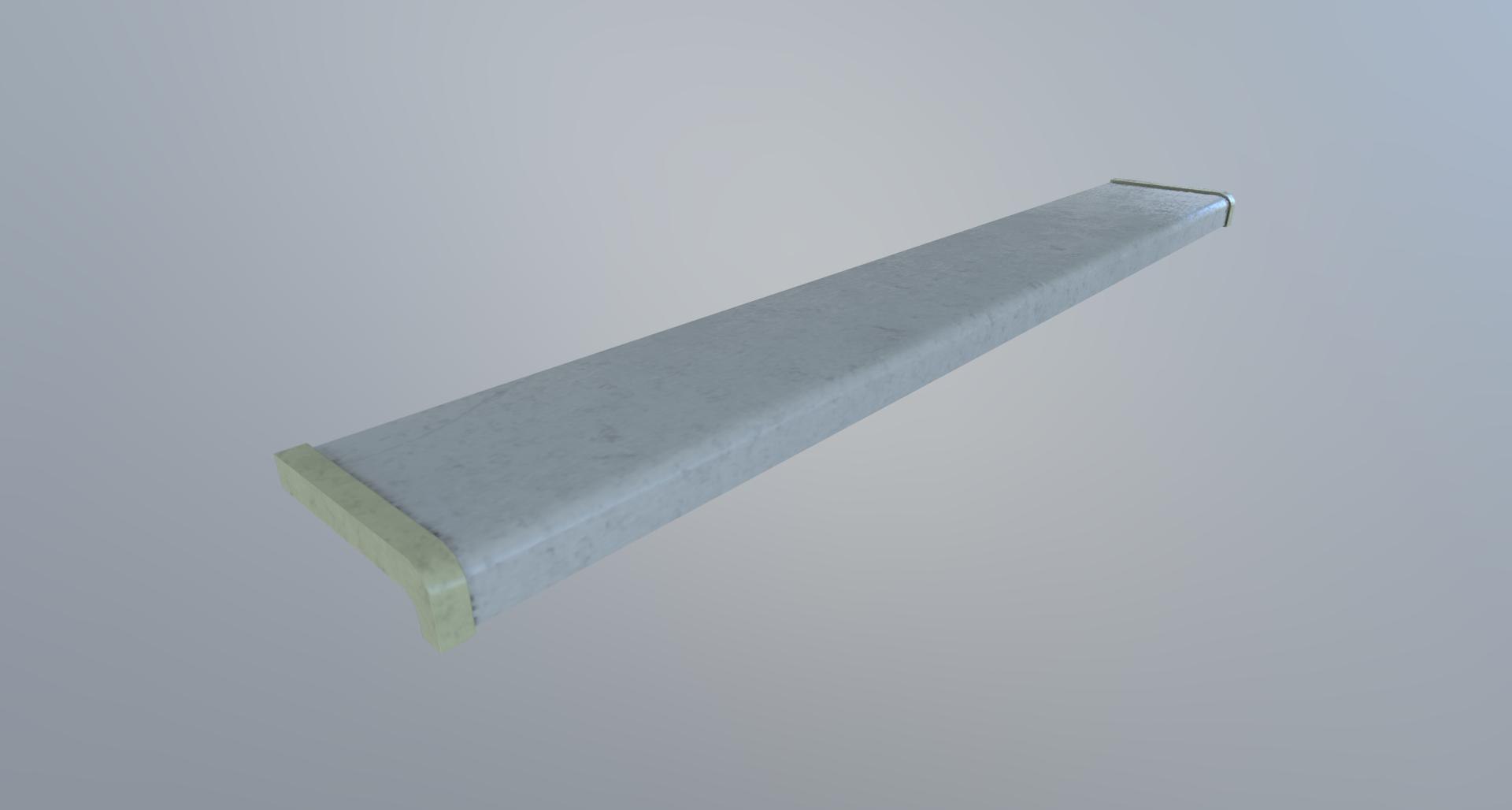 3D plastic sill model - TurboSquid 1248296