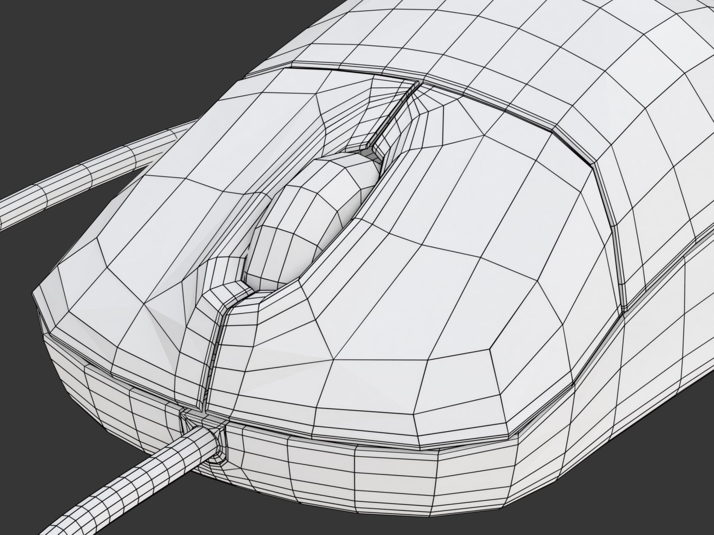 Computer mouse plug 3D model - TurboSquid 1337118