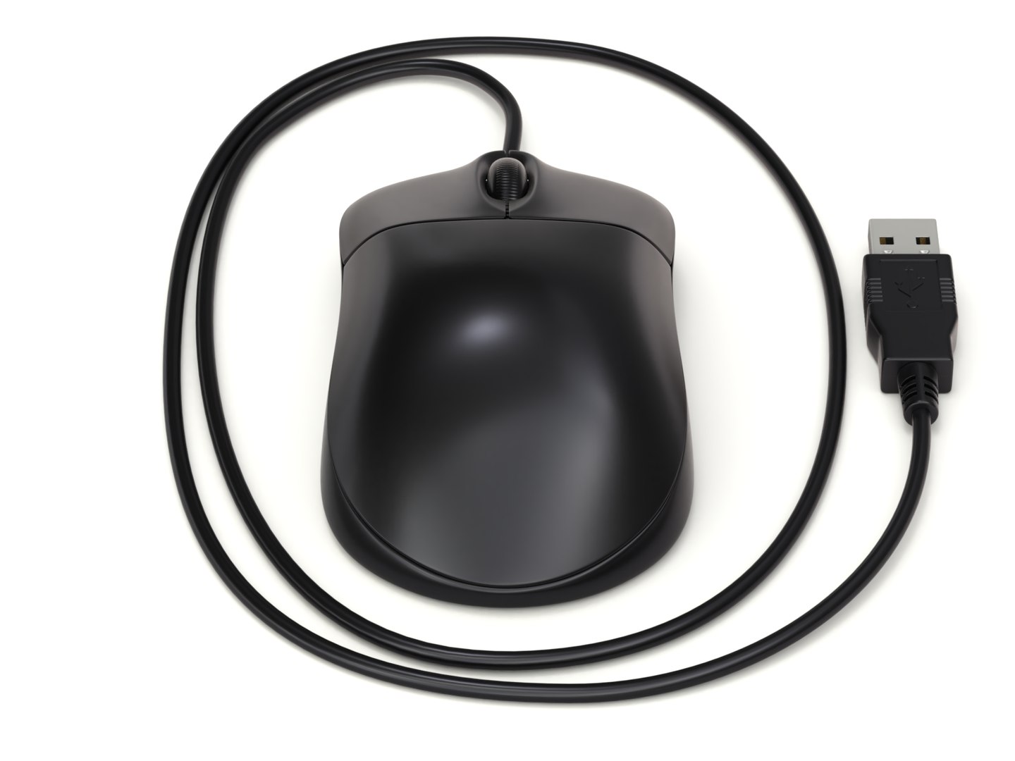 Computer mouse plug 3D model - TurboSquid 1337118