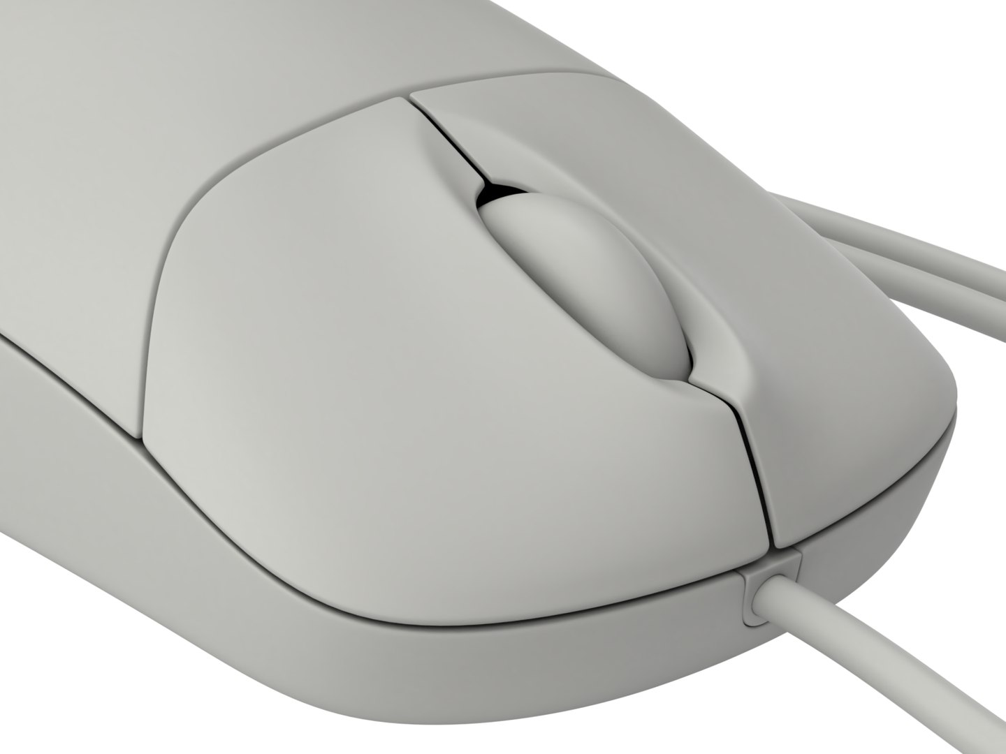 Computer mouse plug 3D model - TurboSquid 1337118