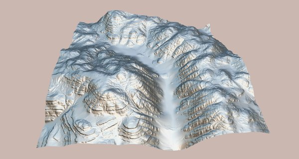 3D model desert terrain - TurboSquid 1302814