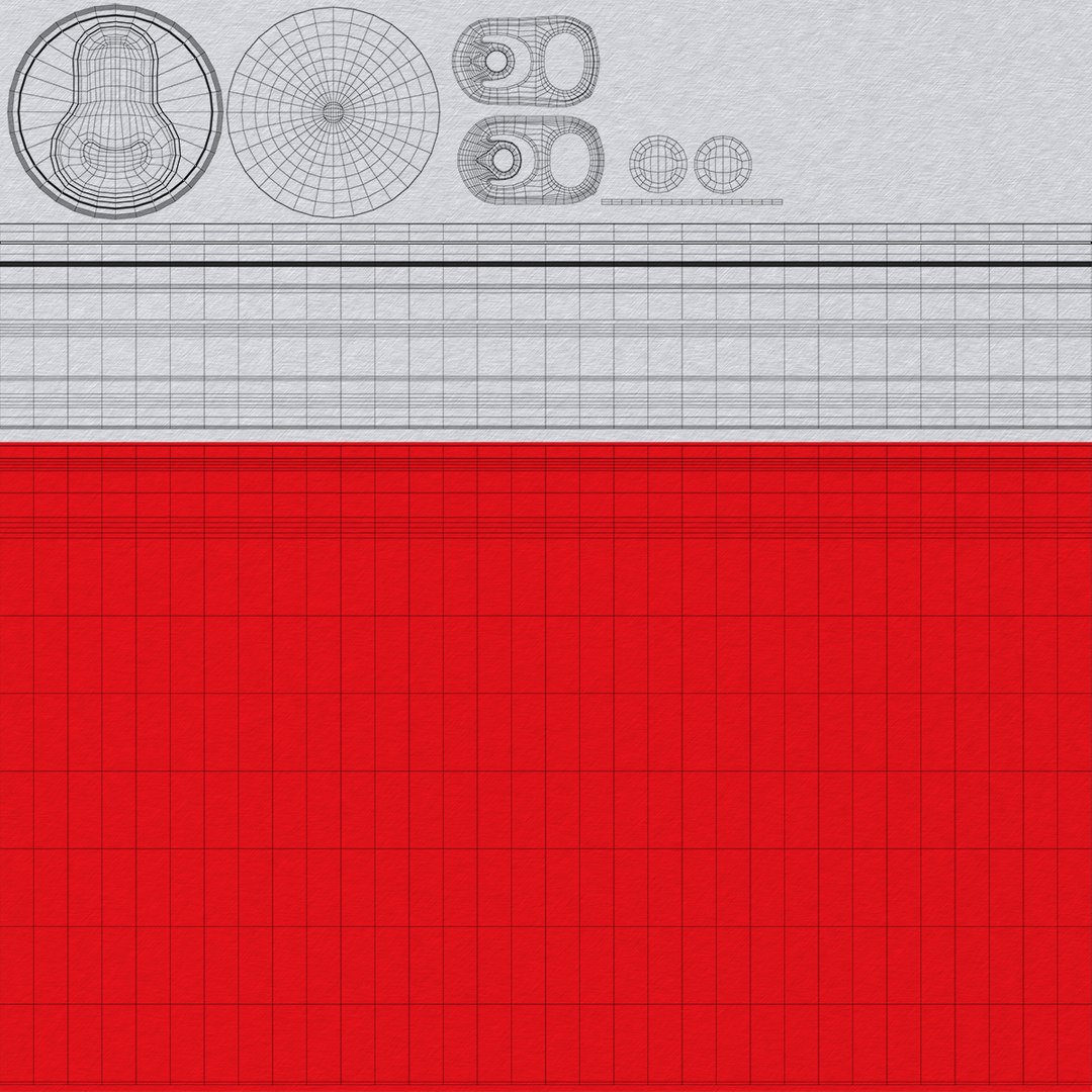 Realistic Water Soda 3d Model