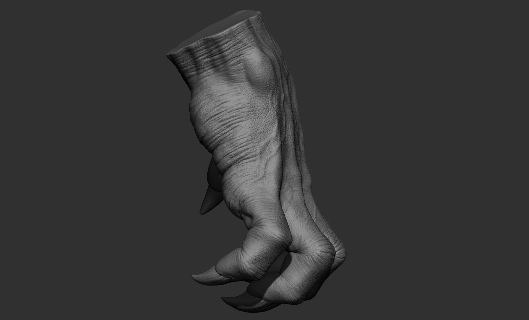 Creature Hand Poses 3D Model - TurboSquid 1883043