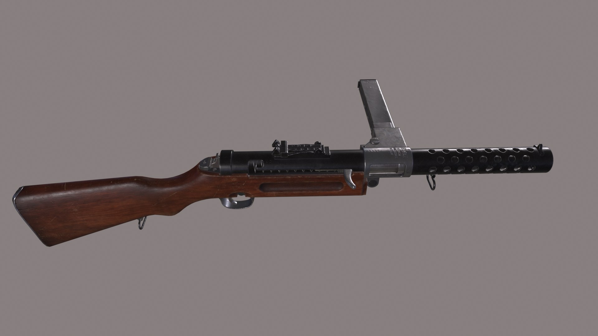 WWII MP28 II 3D Model - TurboSquid 2042632