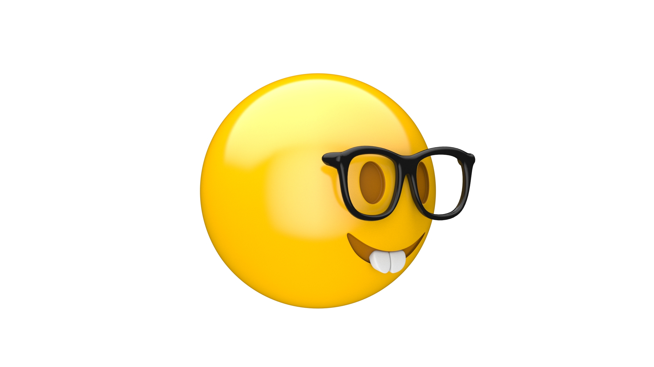 3D Apple Nerd Face - TurboSquid 1765186