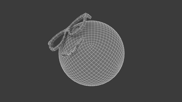 3D Apple Nerd Face - TurboSquid 1765186