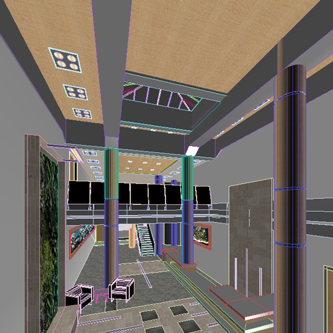 Office Lobby 3d Max
