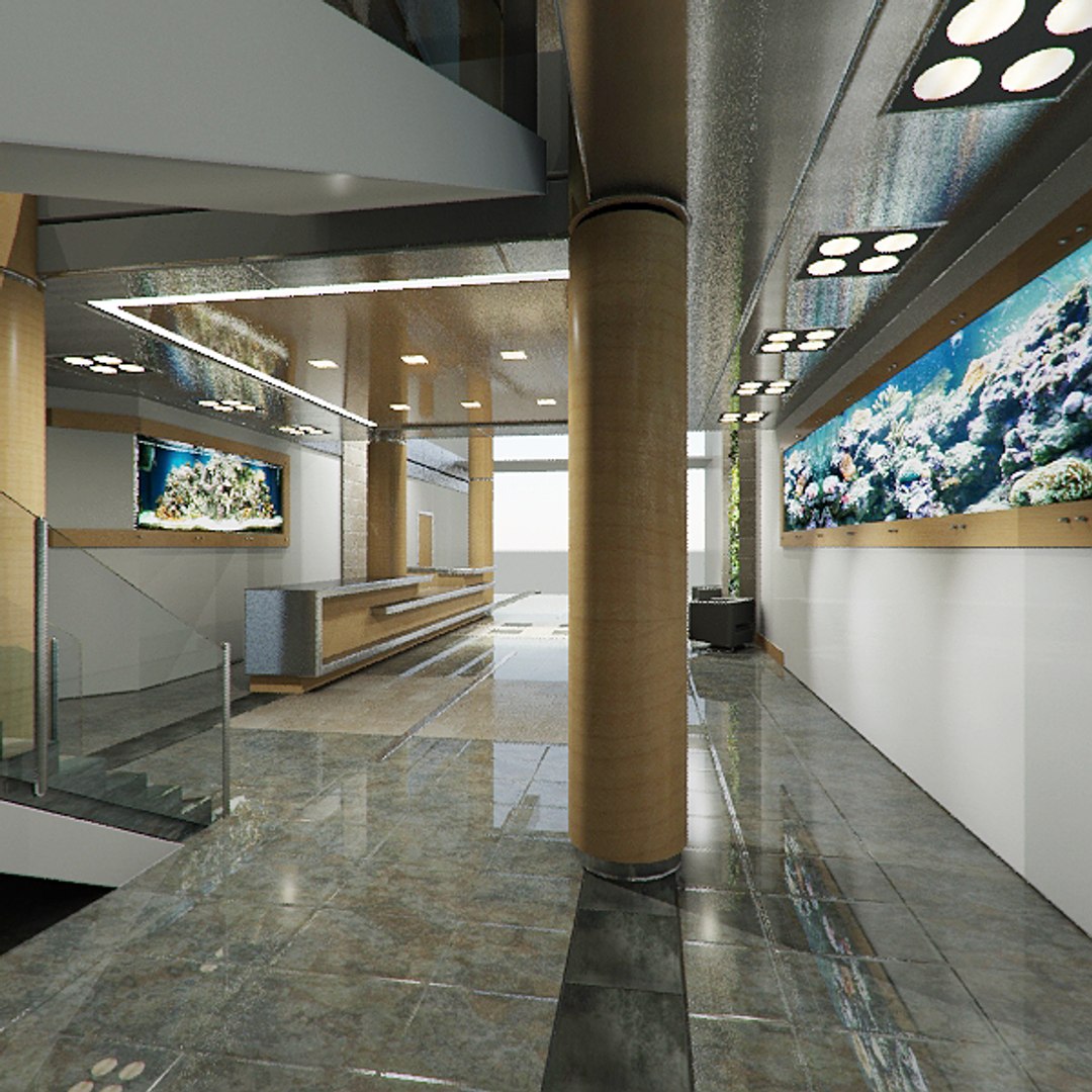 Office Lobby 3d Max