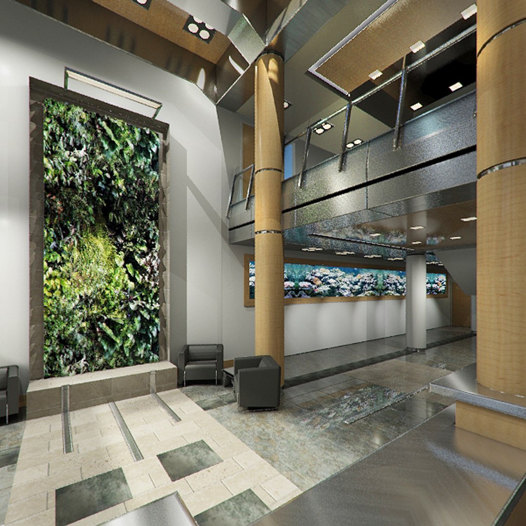 Office Lobby 3d Max