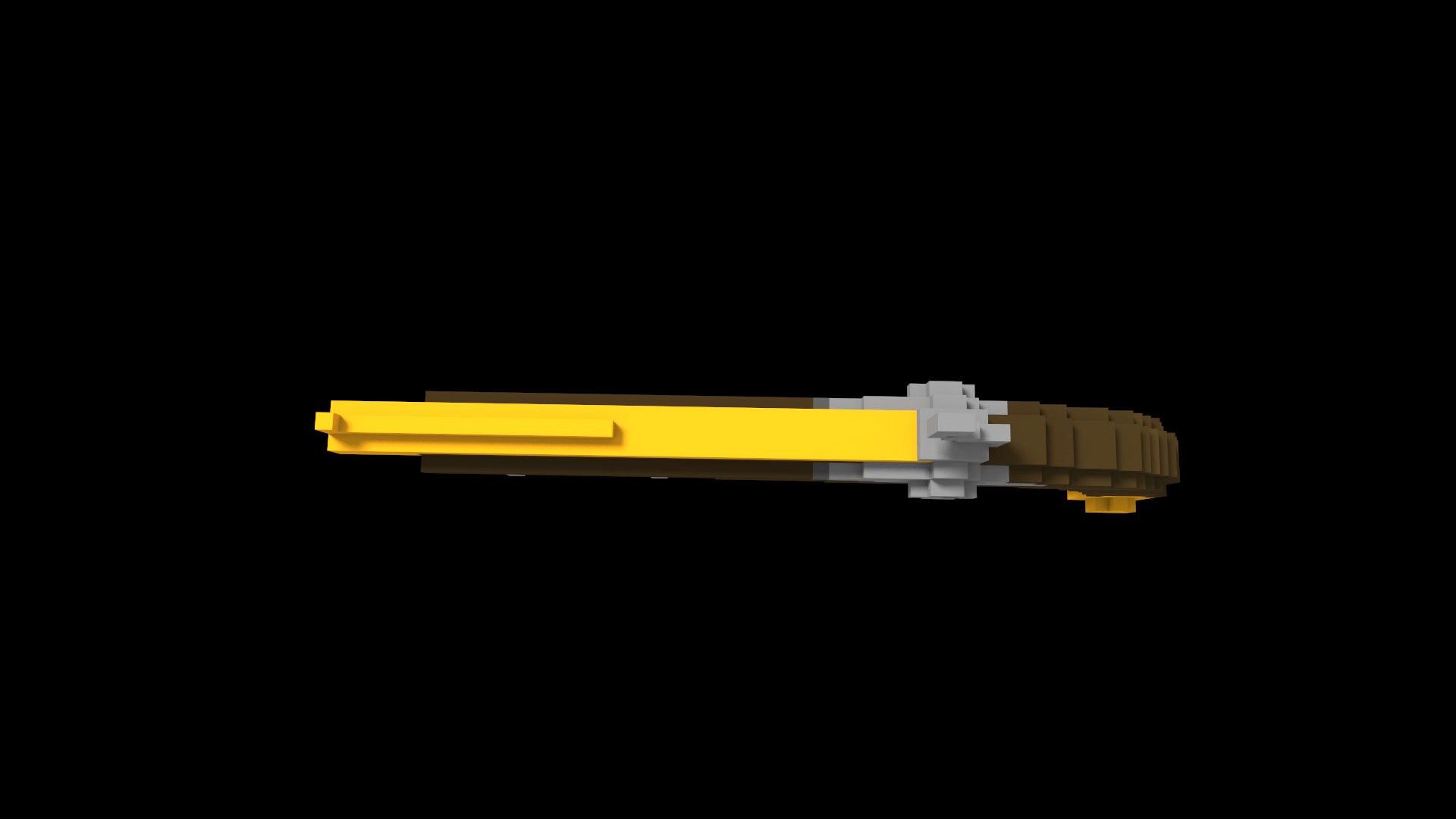 Golden Flintlock Pistol 3D model - TurboSquid 1836383