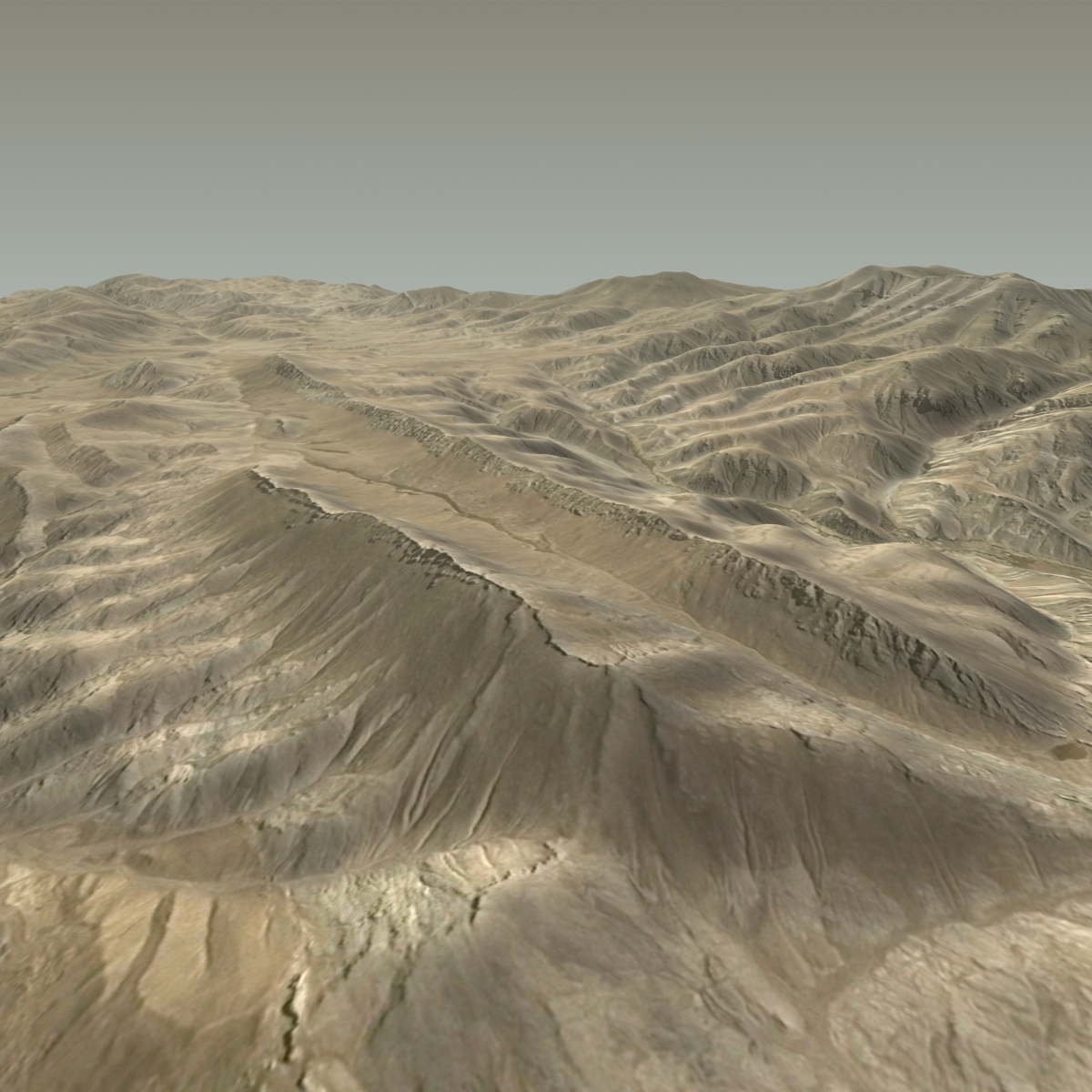 3d terrain ready model