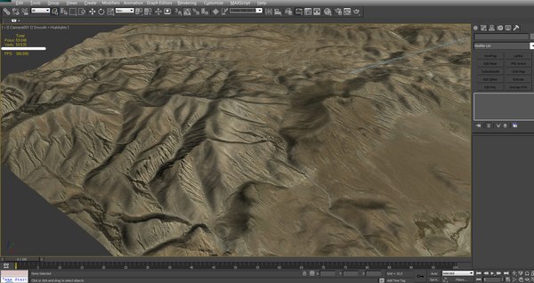 3d terrain ready model