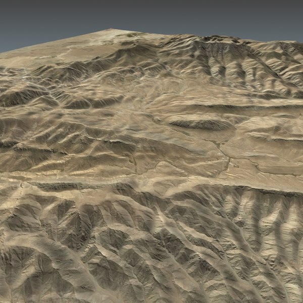 3d terrain ready model