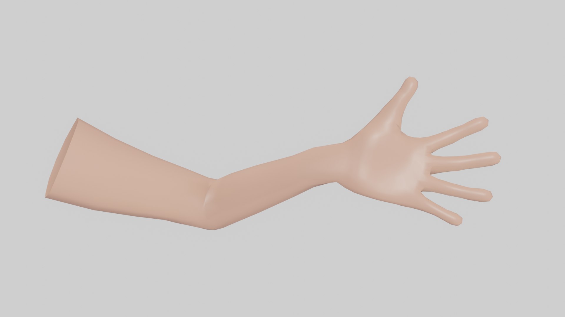 Basic Rigged And UV Wrapped Arm 3D Model - TurboSquid 2017275