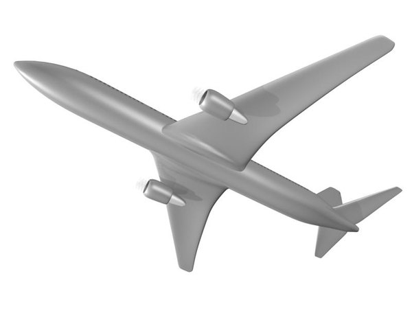 3D 3ds Max airplane flight