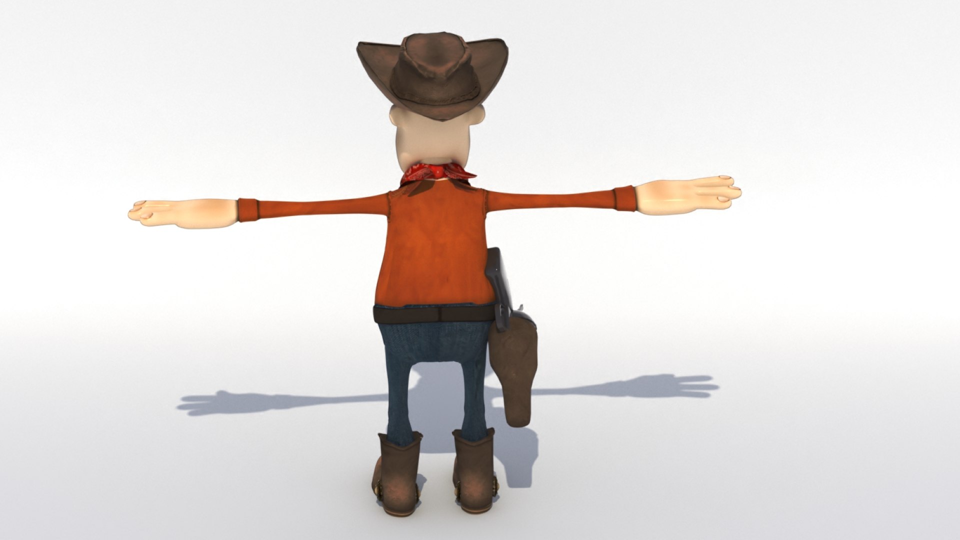 Cowboy Cartoon Animated 3D - TurboSquid 2064720