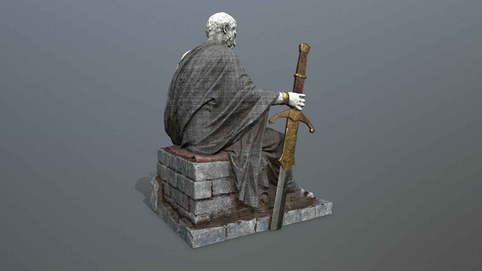 Man Statue 3D Model - TurboSquid 2066494