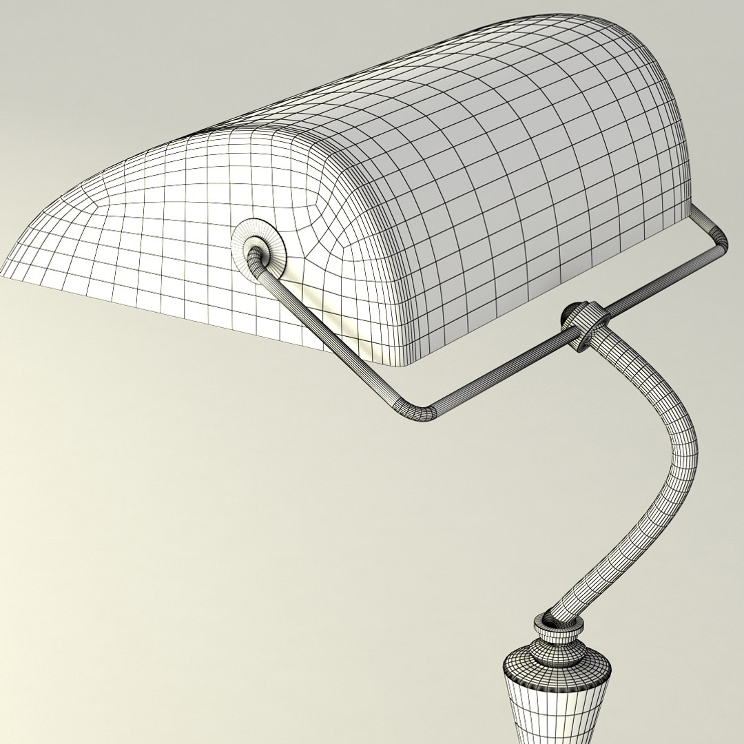3d Bankers Lamp