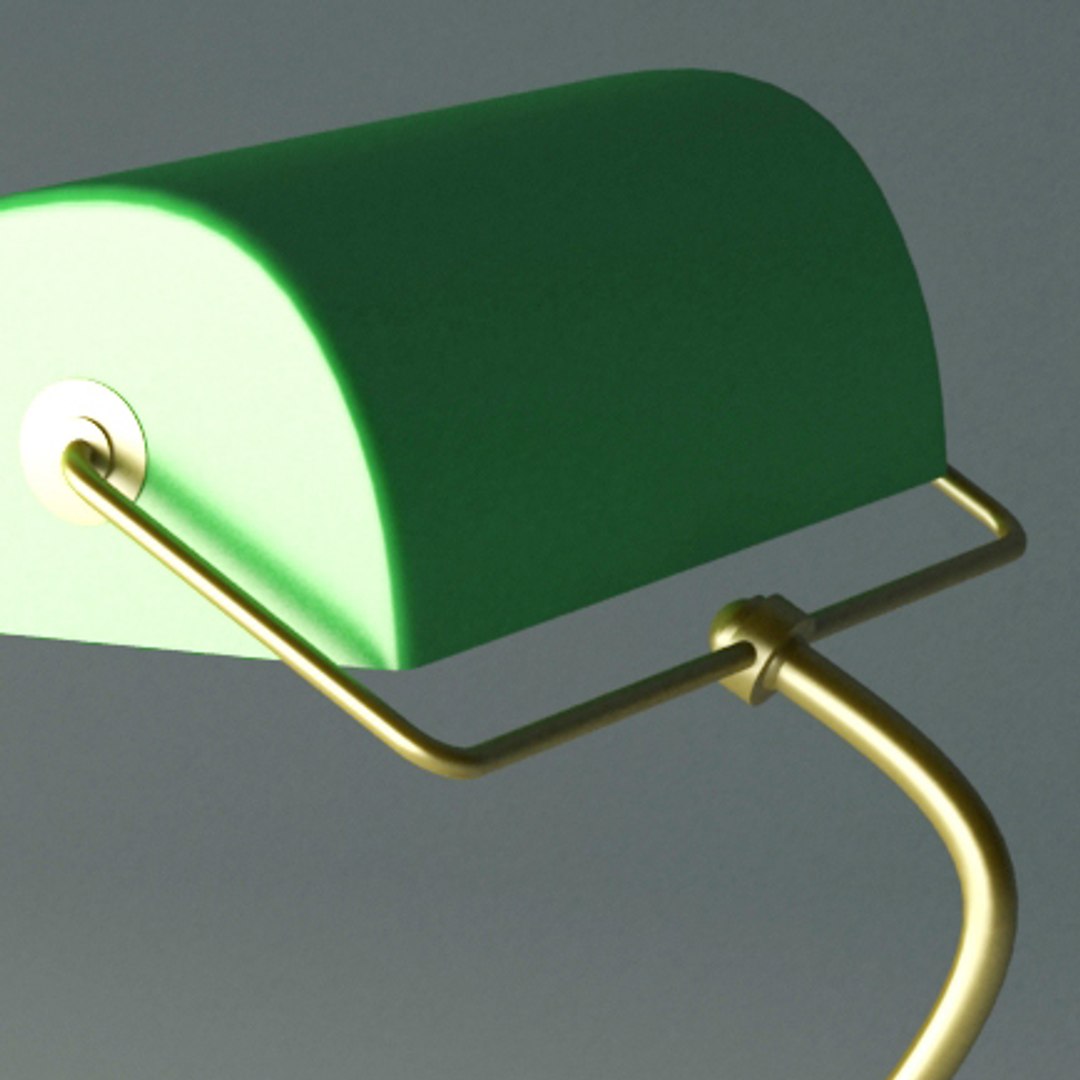 3d Bankers Lamp