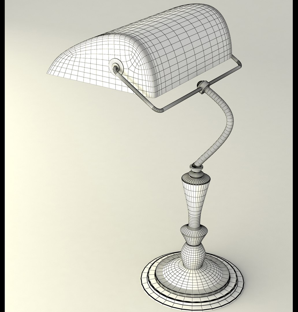 3d Bankers Lamp