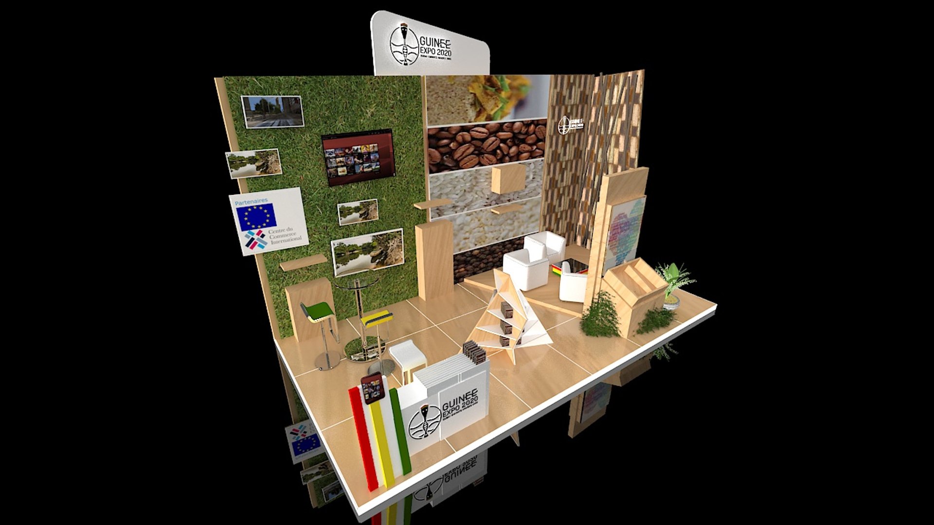 Exhibition Stand 6x3m 18sqm 3D - TurboSquid 1603785