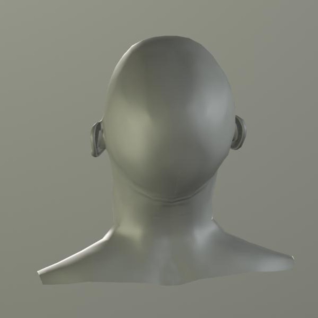 3ds Max Male Hero Head Normal