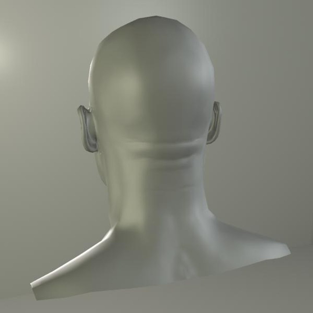 3ds Max Male Hero Head Normal