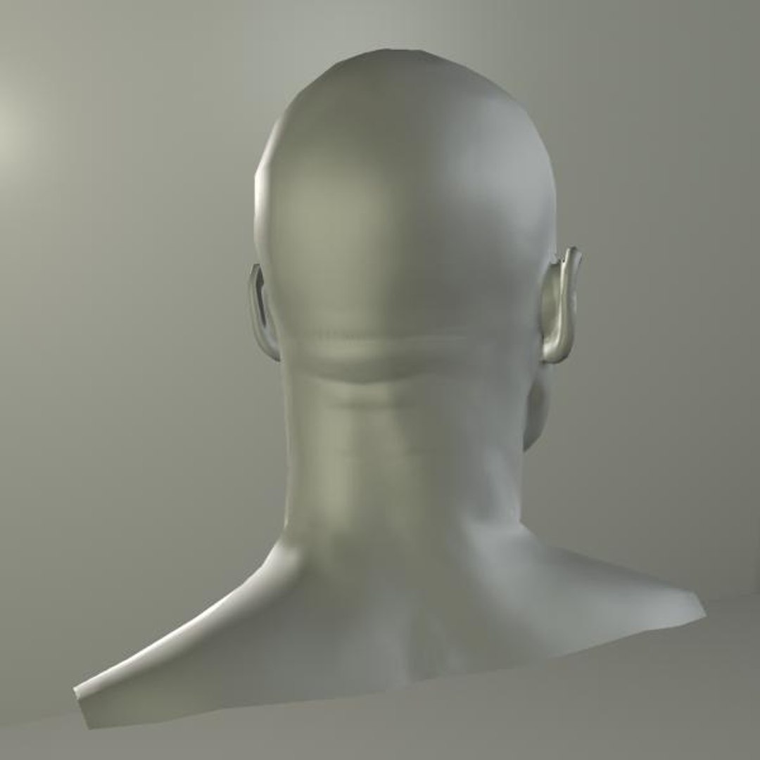 3ds Max Male Hero Head Normal