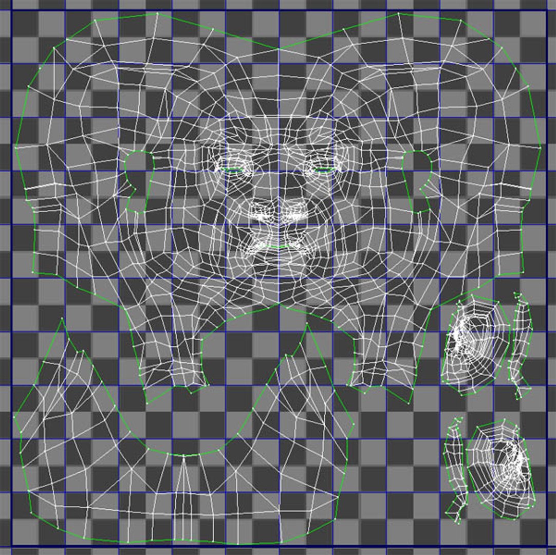 3ds Max Male Hero Head Normal