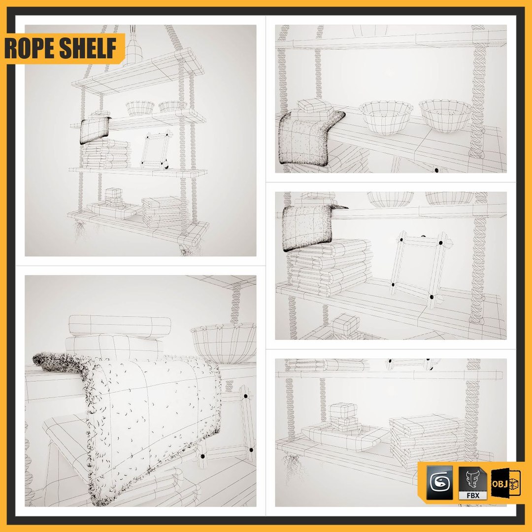 Shelf Rope 3d Max