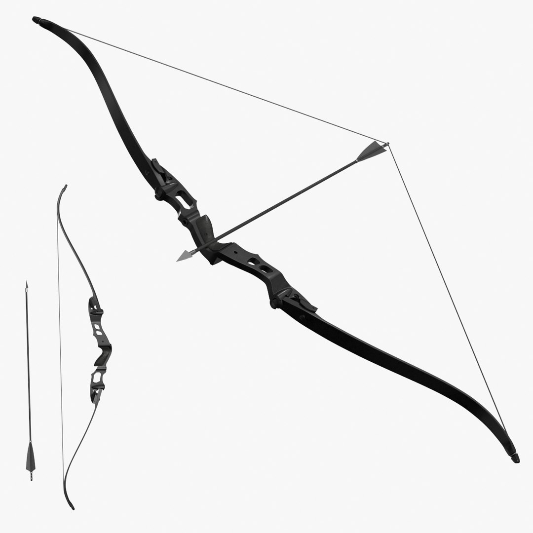 Recurve Bow 3d Model Turbosquid 2051214 