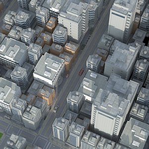 City skyscraper building 3D model - TurboSquid 1530212