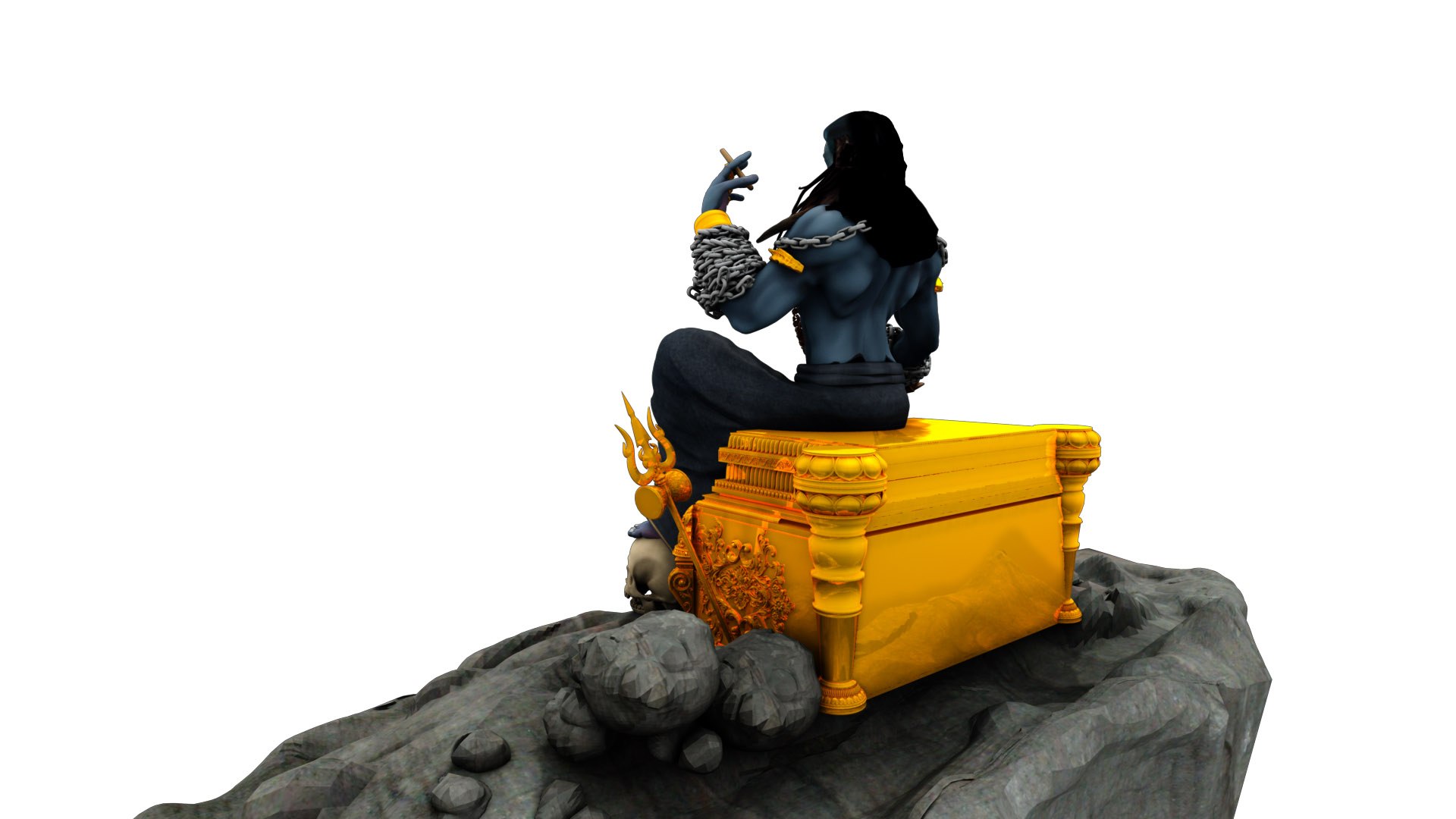 God Sangili Karuppan Karuppasamy 3D Model - TurboSquid 1629476