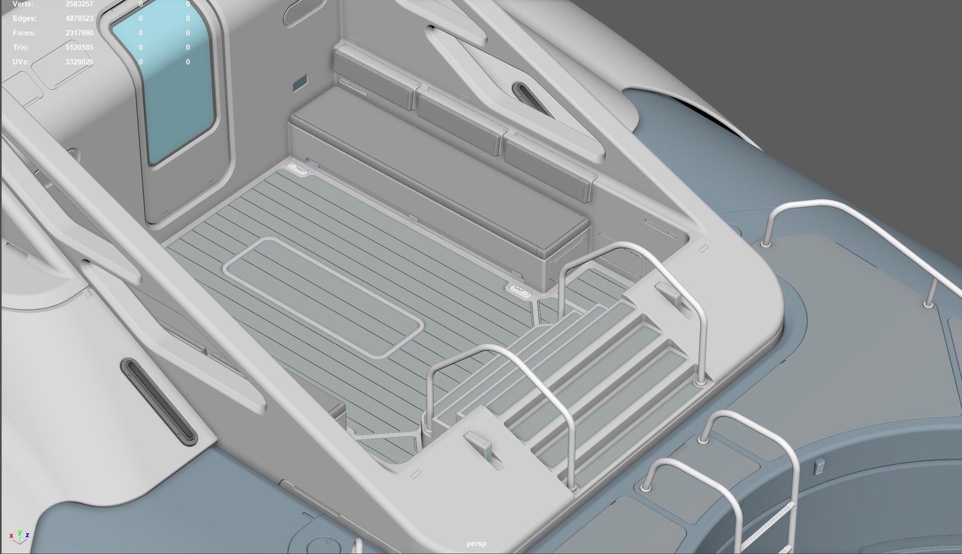 3D Aero Yacht - TurboSquid 1938323